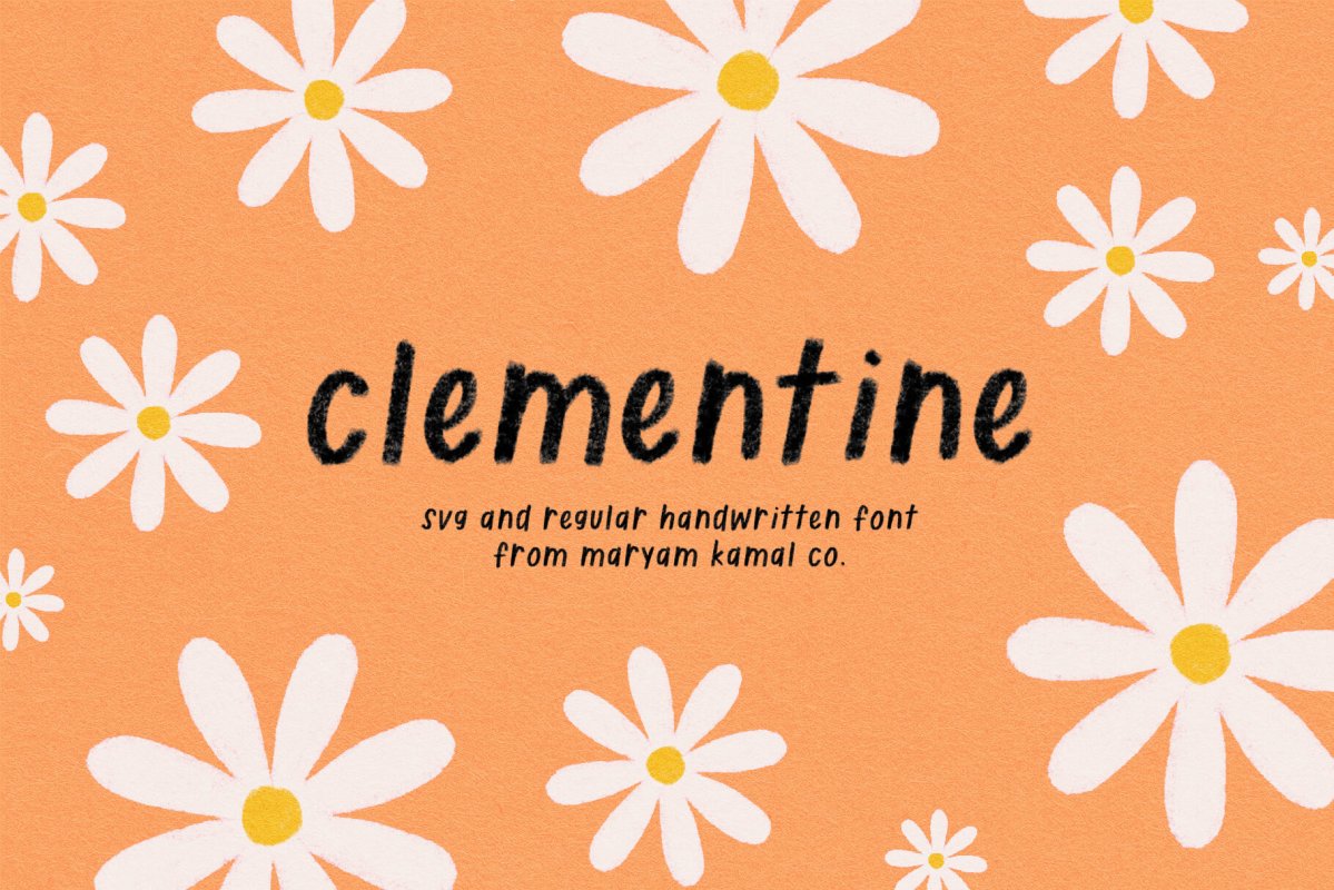 Clementine Handwritten Font – ReveryWorks