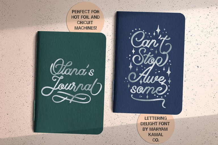 Lettering Delight Font + Extras – ReveryWorks