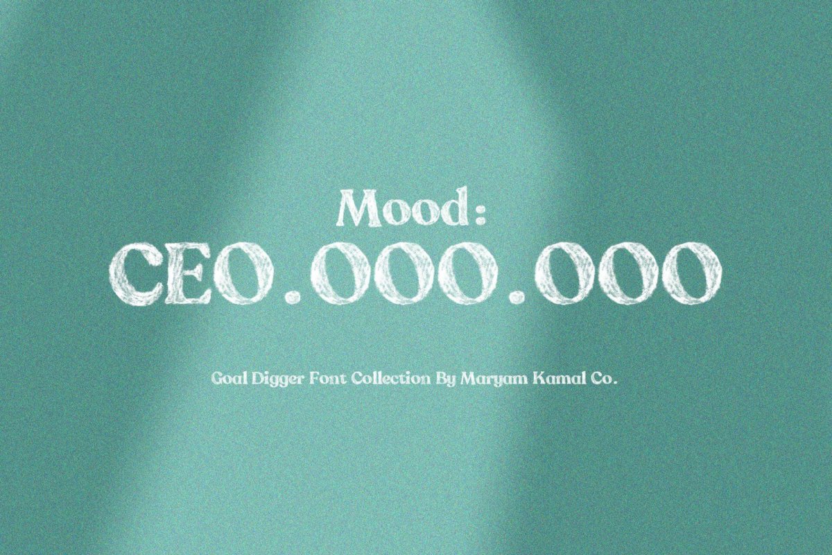 Goal Digger Font Collection – ReveryWorks