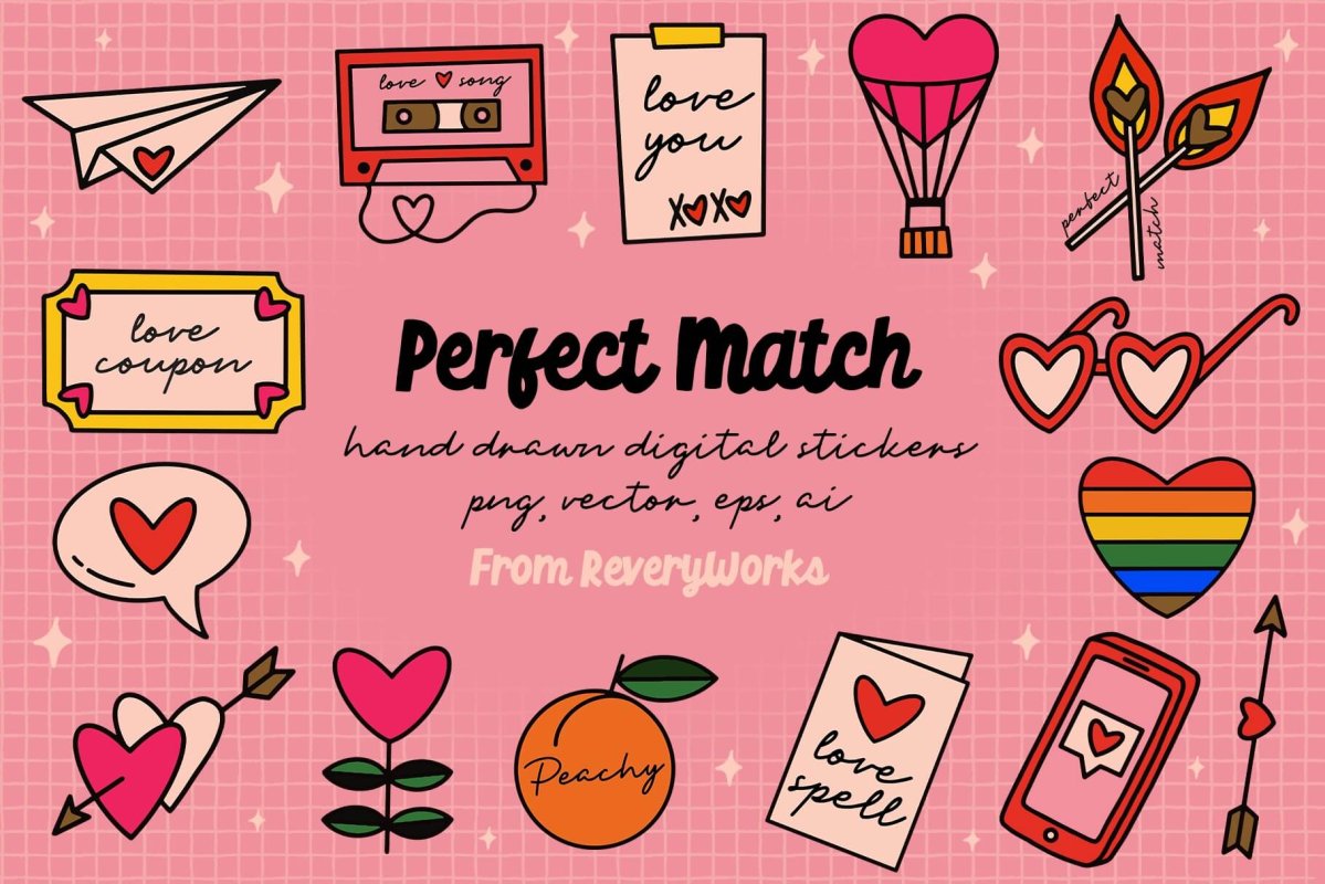 Perfect Match Illustrations – ReveryWorks