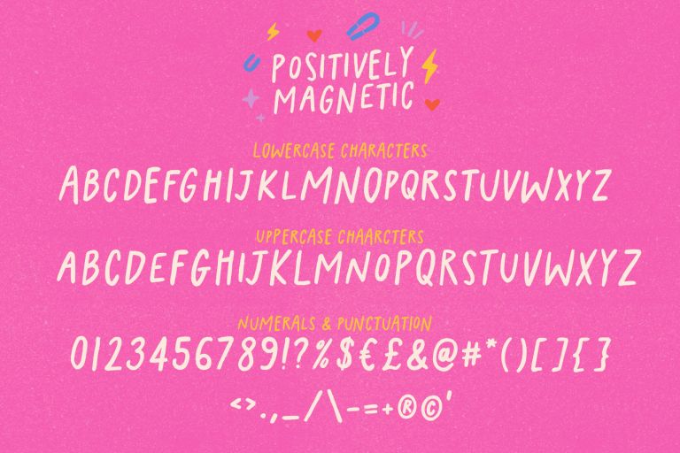 Positively Magnetic Font – ReveryWorks