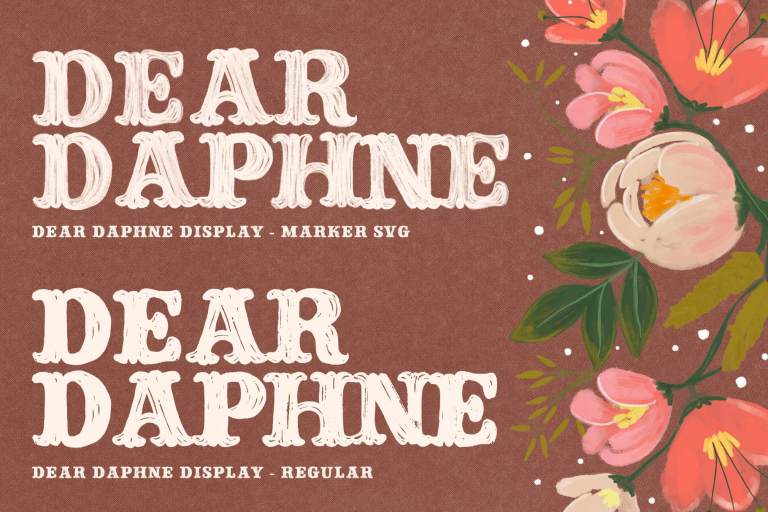 Dear Daphne Serif – SVG Font – ReveryWorks