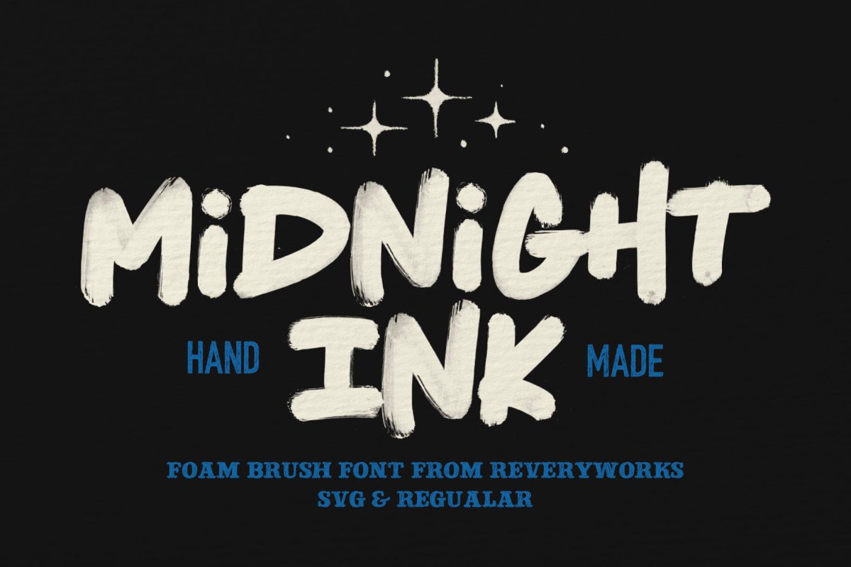 Midnight Ink Typeface – ReveryWorks