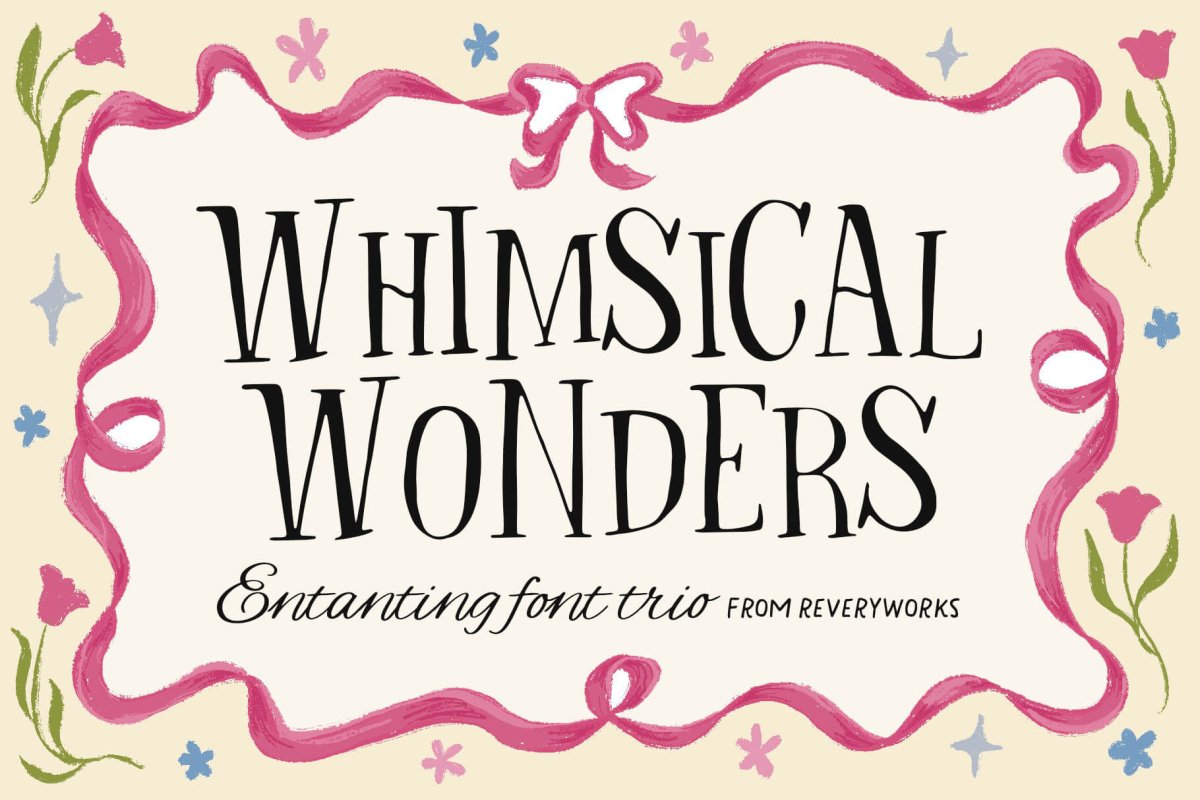 Whimsical Wonders Font Trio – ReveryWorks